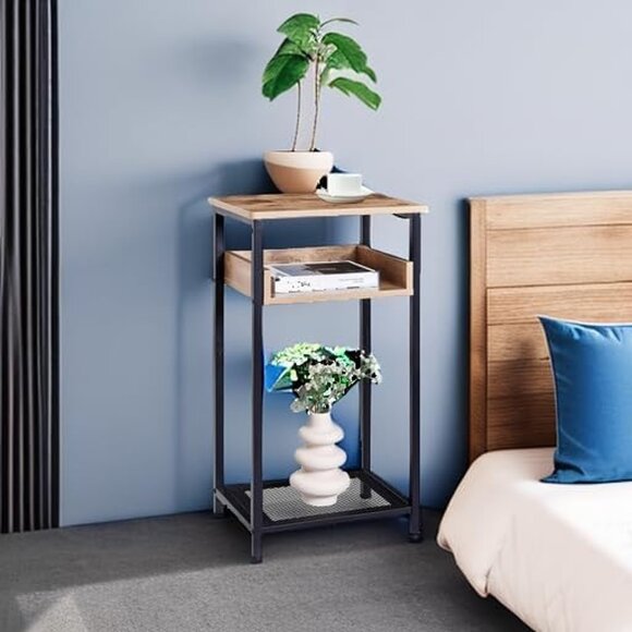 Accents | New Tall Side Table 3 Inch High End Table Small Entryway ...